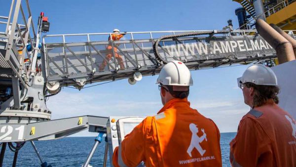 Ampelmann: Safe access to offshore structures - TU Delft Campus